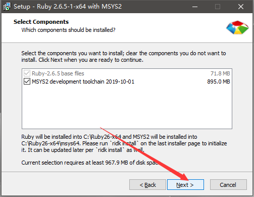 第一章：Ruby 安装 - Windows_rubyinstaller-2.6.5-1-x64-CSDN博客