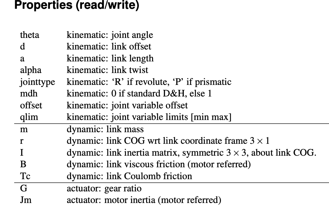 如何用Robotics Toolbox 建模多自由度的机械手臂_dh table-CSDN博客