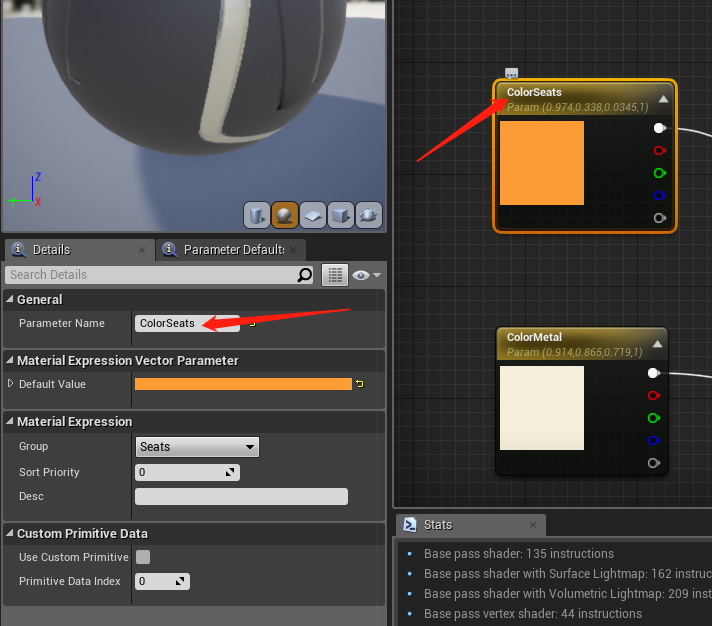 使用蓝图和C++动态创建材质(Material)并设置材质参数属性(Parameter)【UE4】【C++】【Blueprint】_c++ 代码修改材质球参数-CSDN博客
