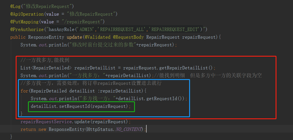 在进行jpa更新操作中报异常Cascade="All-Delete-Orphan" 处理_jpasystemexception: a collection with cascade="all ...