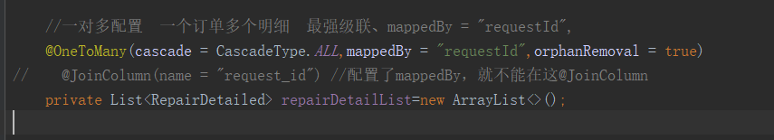在进行jpa更新操作中报异常Cascade="All-Delete-Orphan" 处理_jpasystemexception: a collection with cascade="all ...