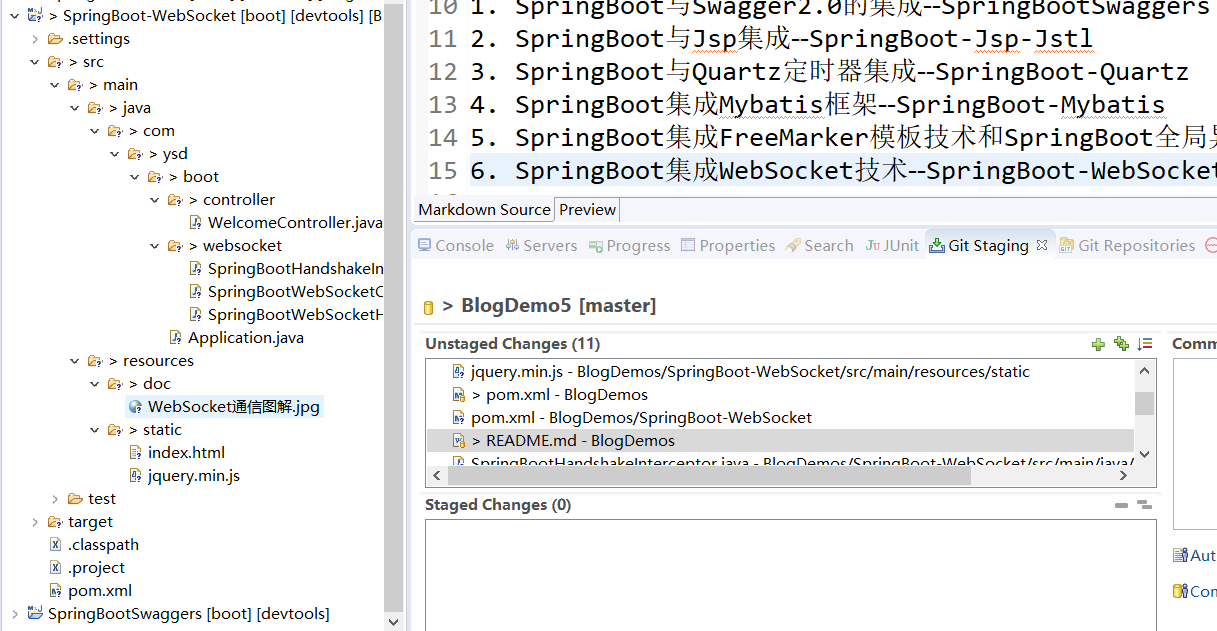 SpringBoot集成WebSocket_springboot websocket handshakeinterceptor-CSDN博客