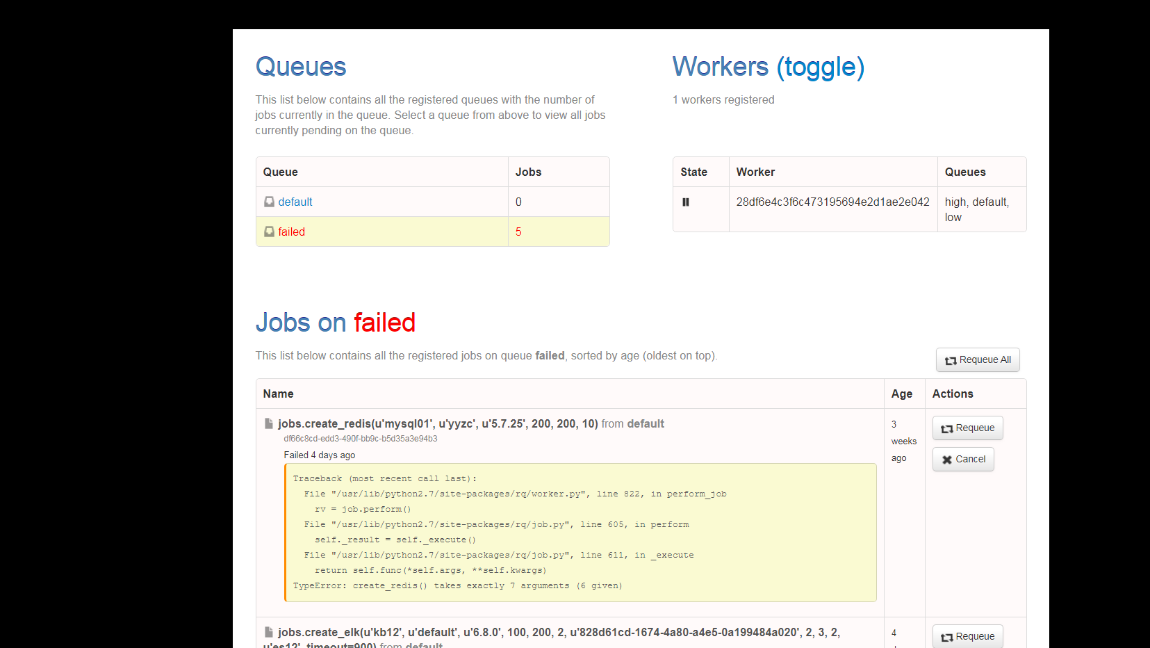 RQ dashboard使用-CSDN博客