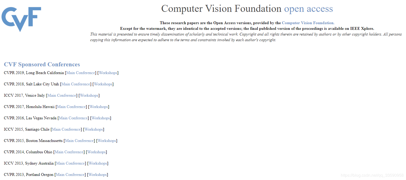 计算机视觉三大顶级会议CVPR,ECCV,ICCV论文下载地址_eccv论文怎么下载-CSDN博客