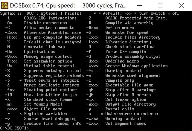 win10下安装BC3.1精简环境_win10 安装ucos-CSDN博客