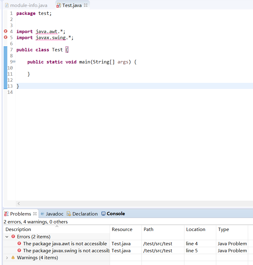 解决The package java.awt is not accessible-CSDN博客