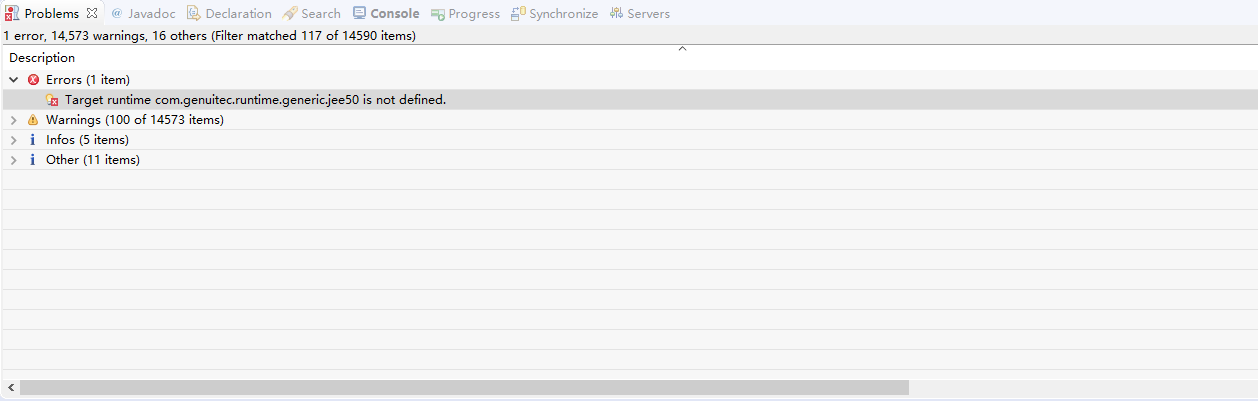 报错：Target runtime com.genuitec.runtime.generic.jee50 is not defined（已解决）-CSDN博客