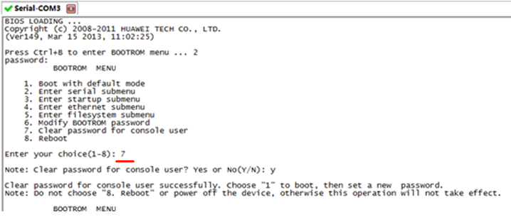 Huawei switches forget the console password - Programmer Sought