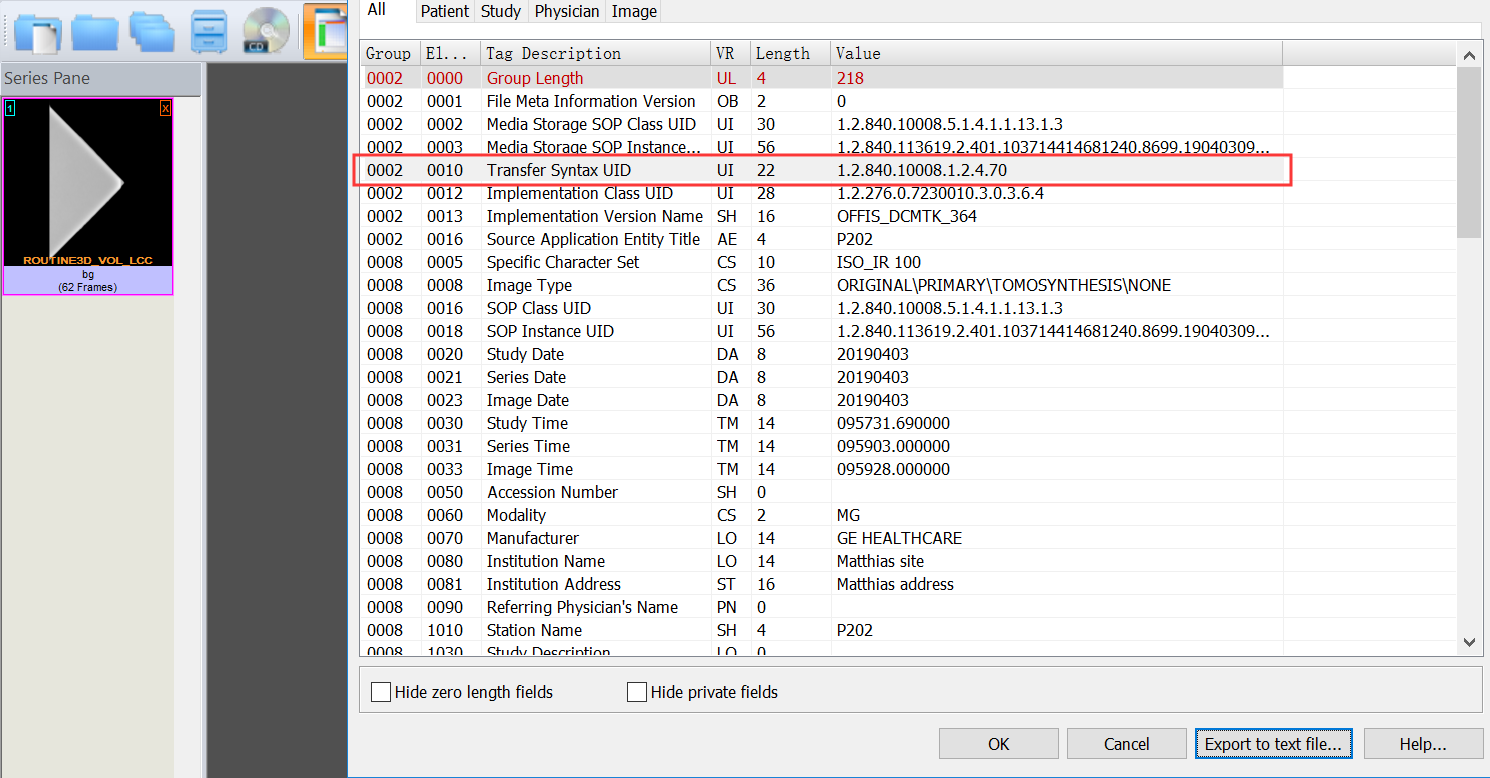 Dicom的多帧转单帧（BTO2CTO）【JAVA】_多帧影像转为单帧-CSDN博客