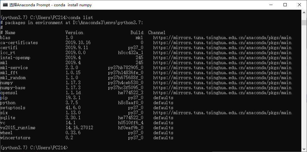 conda使用及相关扩展库的导入和介绍_python的import在conda的命令是啥-CSDN博客
