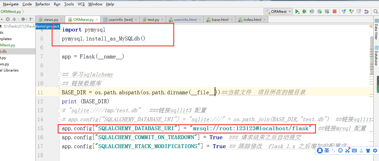 Flask（二）：flask数据库操作+ORM封装+flask配置文件编写规则_flask 封装orm session-CSDN博客