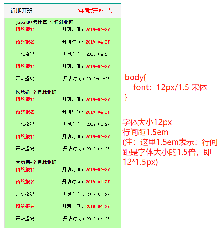 CSS—【font：12px/15px;】和【font：12px/1.5;】有什么区别？_():12px-CSDN博客