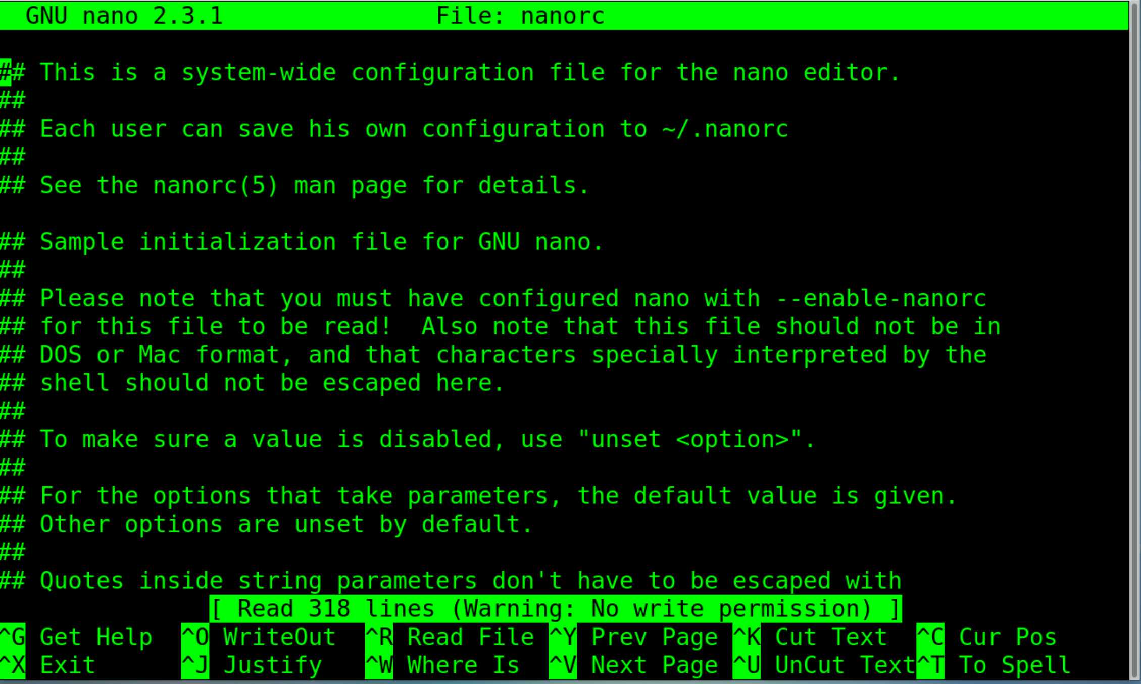 linux-2 Nano文本编辑器和终端配置_nano etc nanorc-CSDN博客