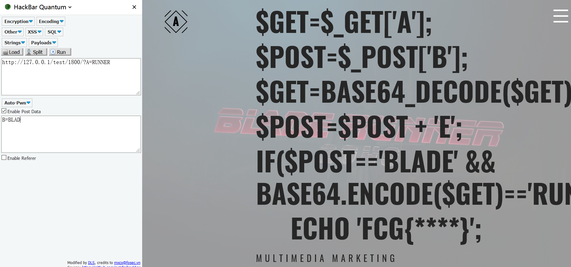 CTF入门需要知道的Hack Bar的安装与使用方式_hackbar ctf-CSDN博客