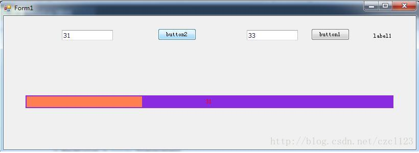 c# progressBar progress bar change color and display progress number - Programmer Sought