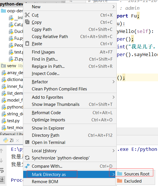 pycharm 中解决python中import时无法识别自己写的包和模块的方法_pycharm import不到自写代码包-CSDN博客