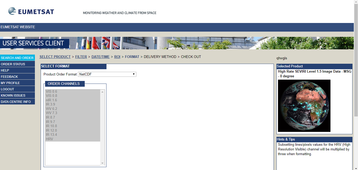 MSG数据（EUMETSAT）和GOES数据（NOAA）下载_goes卫星参数下载-CSDN博客