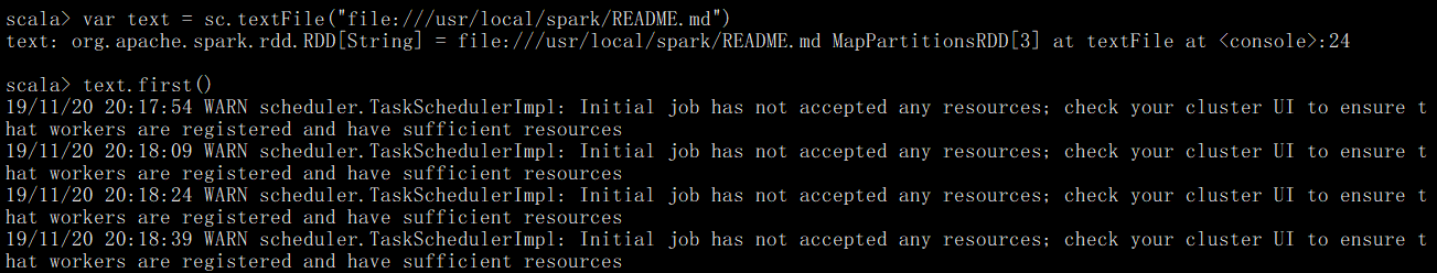 Initial Job Has Not Accepted Any Resources Check Your Cluster Ui To Ensure That Workers Are 1368