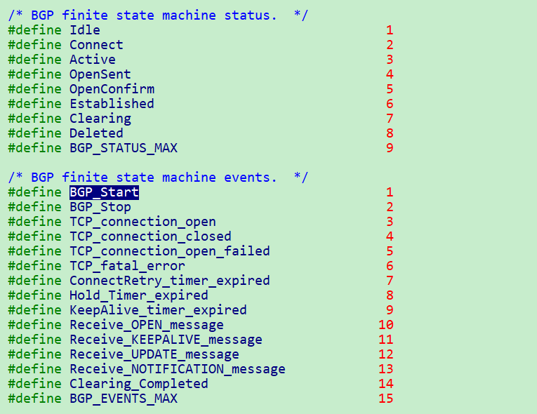 FRR BGP 协议分析 3 --- FSM 状态机_bgp fsm-CSDN博客