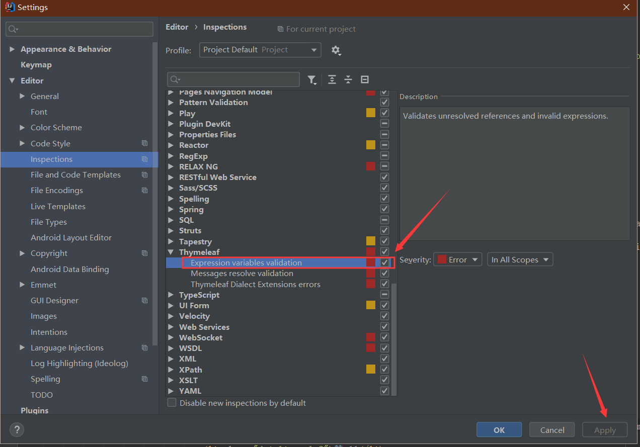 title: IDEA开发SpringBoot使用thymeleaf模板时 '$表达式'报红分析_th:text在idea中报红-CSDN博客