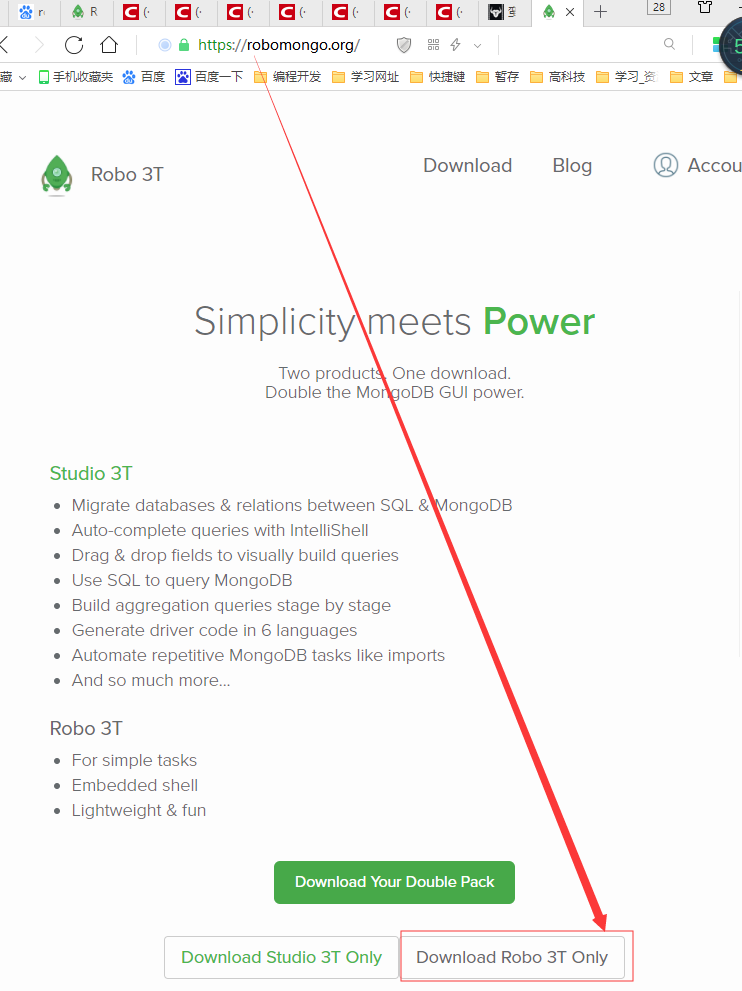 可视化操作工具Robo 3T的安装使用与连接 - 程序员大本营