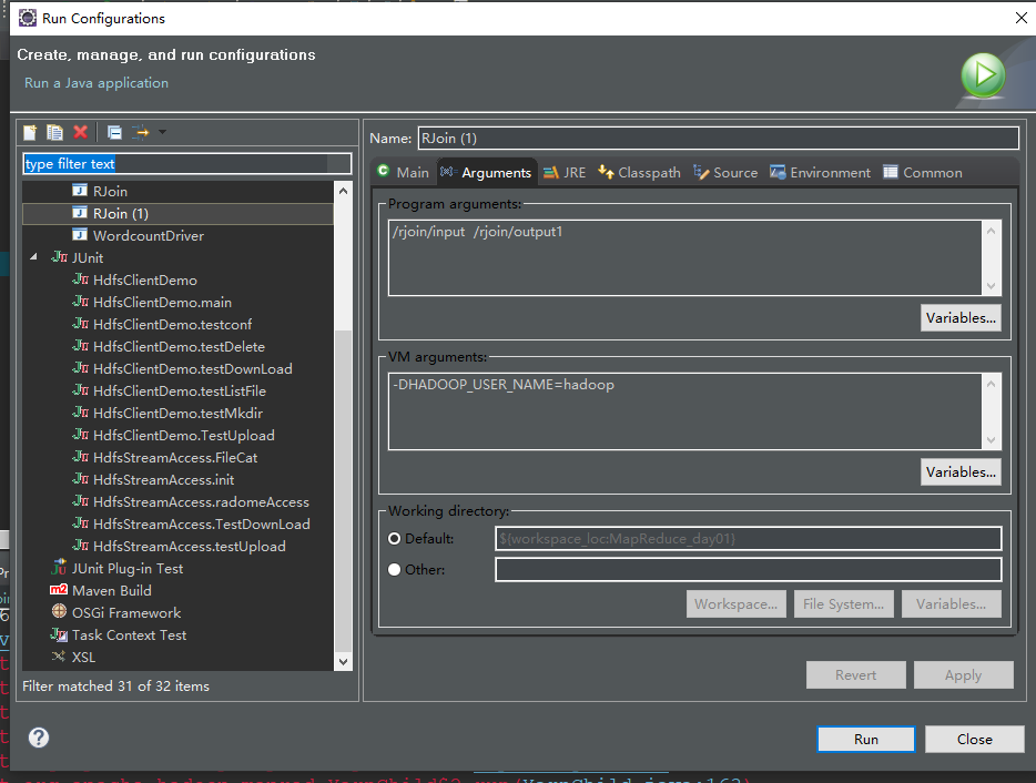 Hadoop报错之bug4 Exception In Thread Main Java Lang Arrayindexoutofboundsexception 0 Hadoop运行去重jar