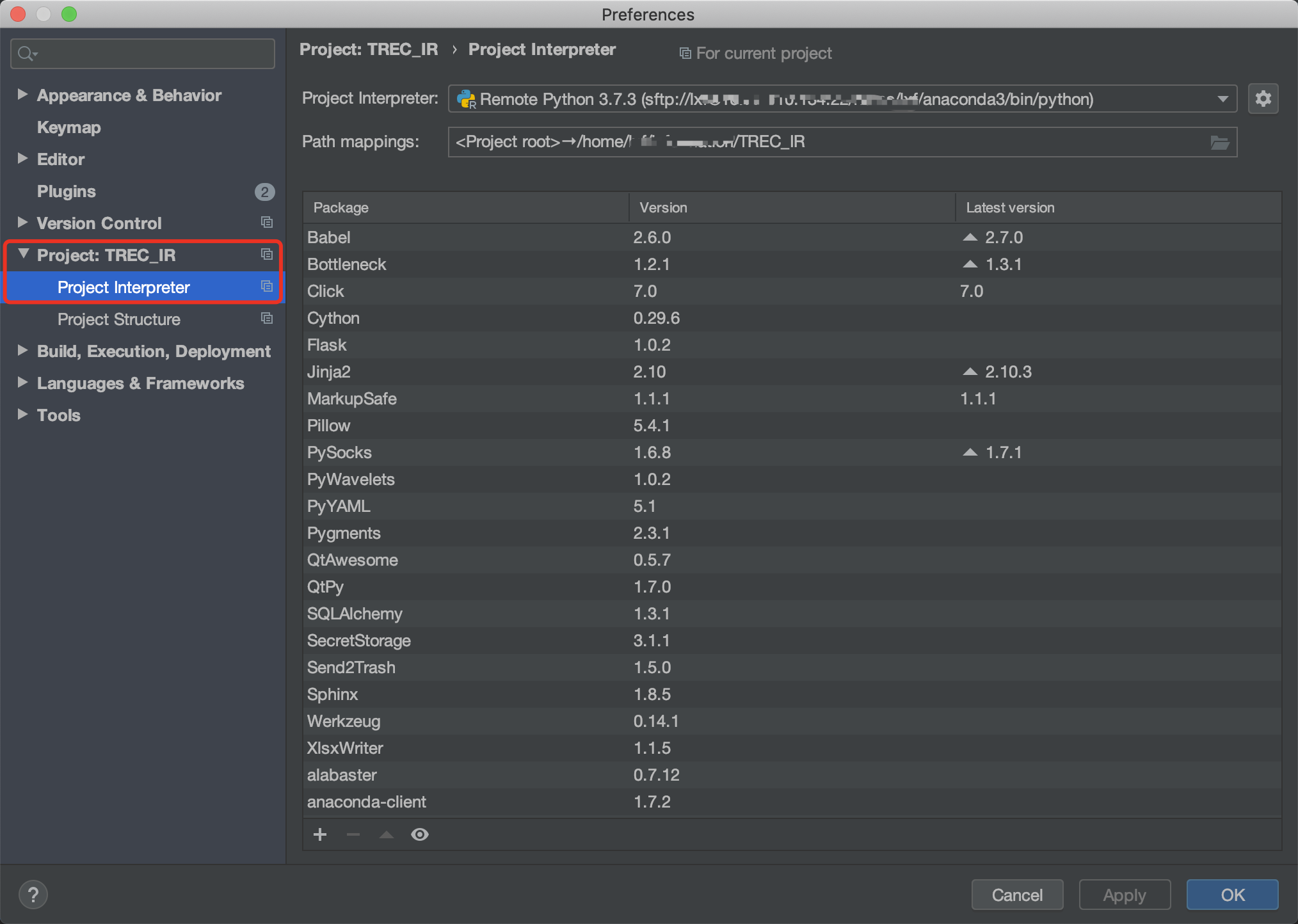 PyCharm远程服务器环境配置（2021-01-08）_pycharm2021版本:python远程调试配置详解-CSDN博客