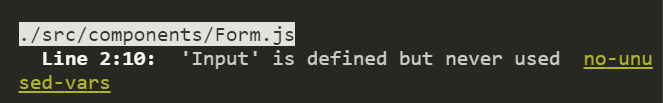 React/Vue 之 'componentName' is defined but never used no-unused-vars_component' is defined but ...