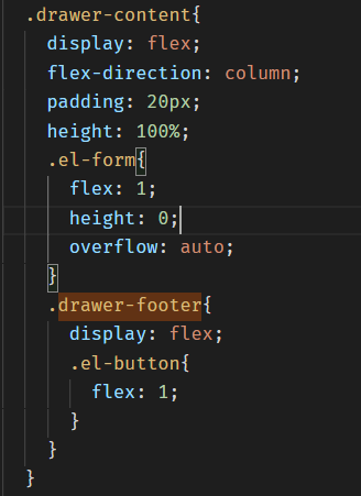 Element 抽屉（el-drawer）嵌入表单overflow失效的问题_el-drawer 表单-CSDN博客
