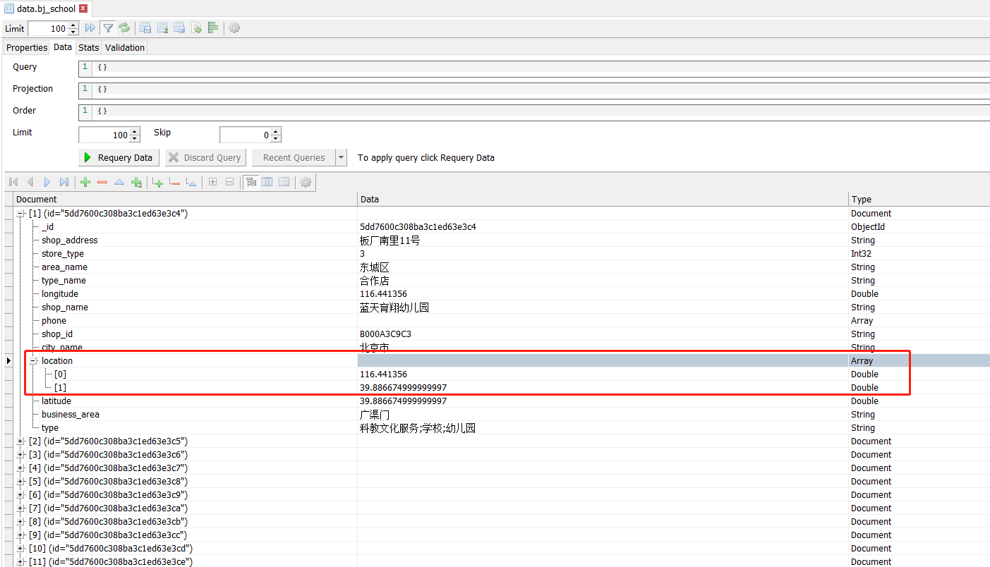springboot+mongodb实现对指定经纬度，半径范围内的数据进行搜索_springboot mongodb根据经纬度查询半径范围的数据-CSDN博客