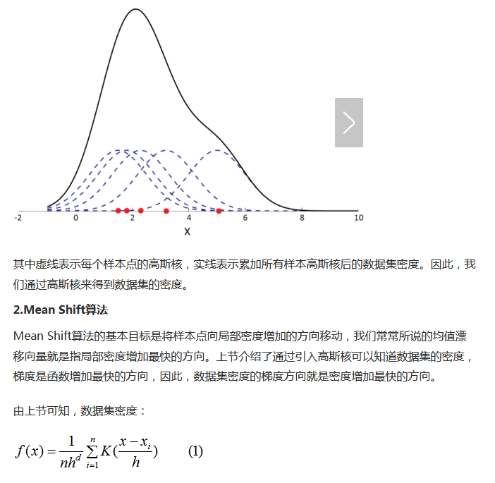 深入剖析mean Shift聚类算法原理meanshift算法原理 Csdn博客 
