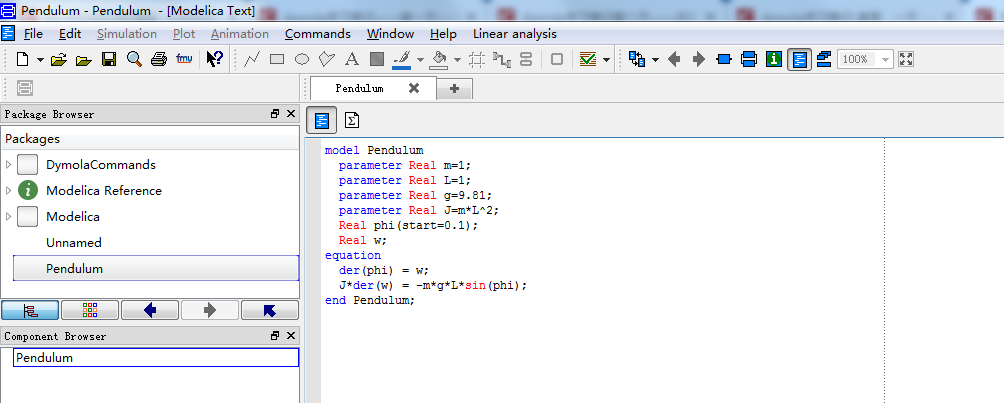dymola学习笔记-第二天 补充_dymola单摆模型-CSDN博客