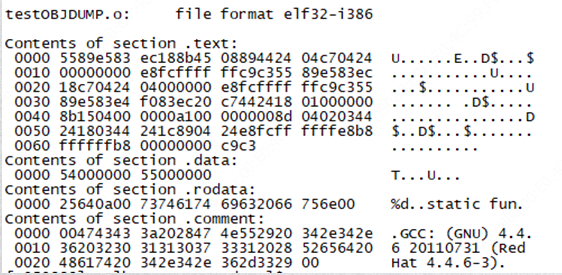 常用的分析ELF文件的命令（readelf、objdump及od）_readelf -s-CSDN博客