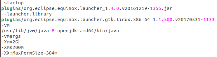 解决Linux下启动eclipse出现An error has occurred. See the log file [your workspace path]/.metadata/.log ...