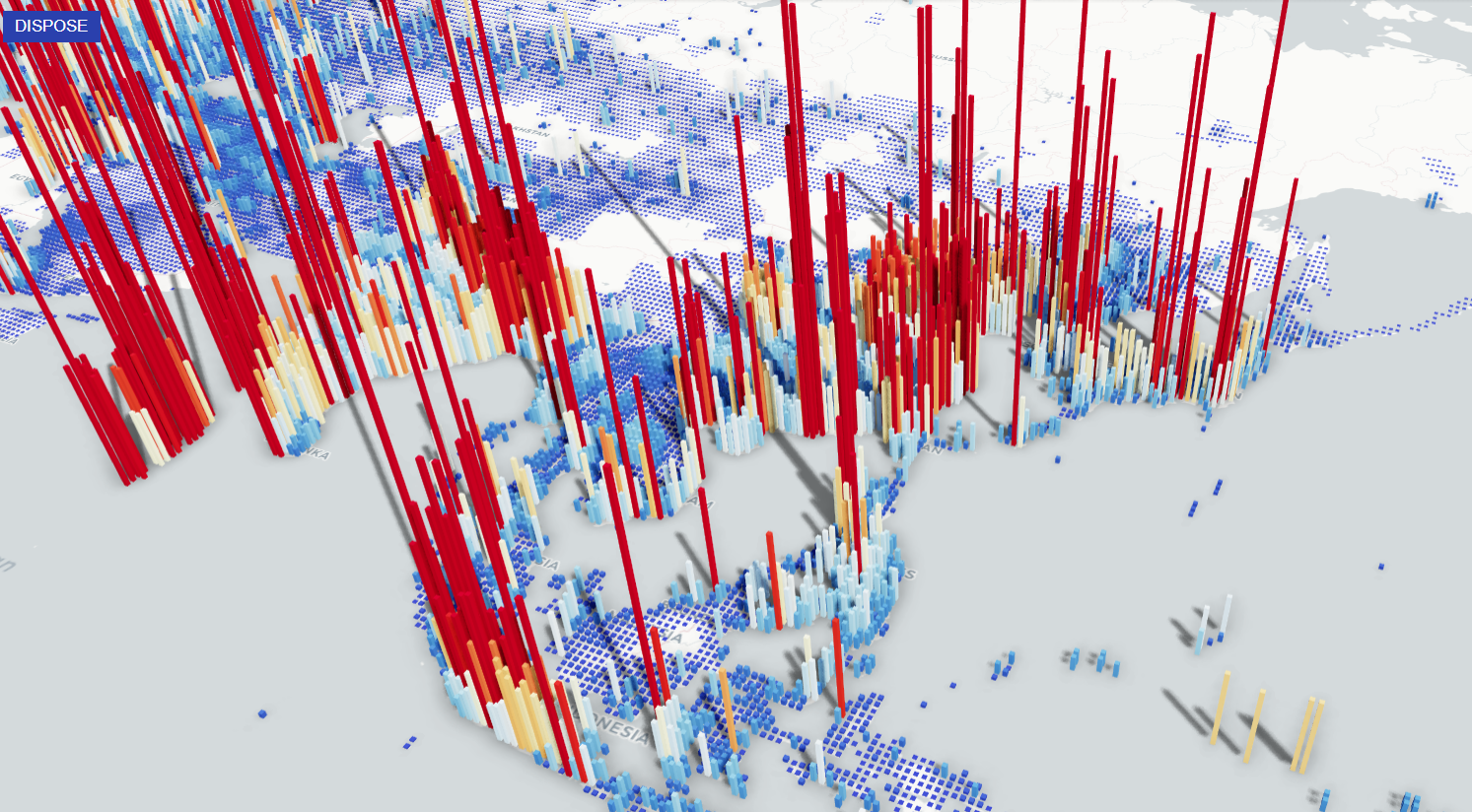 可视化例子(2)——Maptalks-bar3D(3D地图柱状图)_maptalk底图不循环拖动-CSDN博客