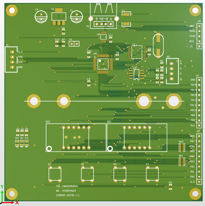 STM32 pressure sensor signal acquisition -24 bit AD HX720 HX711 CS5530 ...