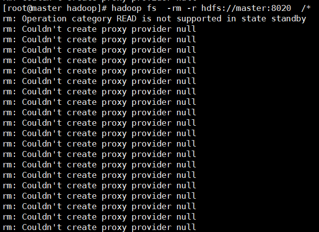 输入HDFS命令报错: Couldn't create proxy provider null-CSDN博客