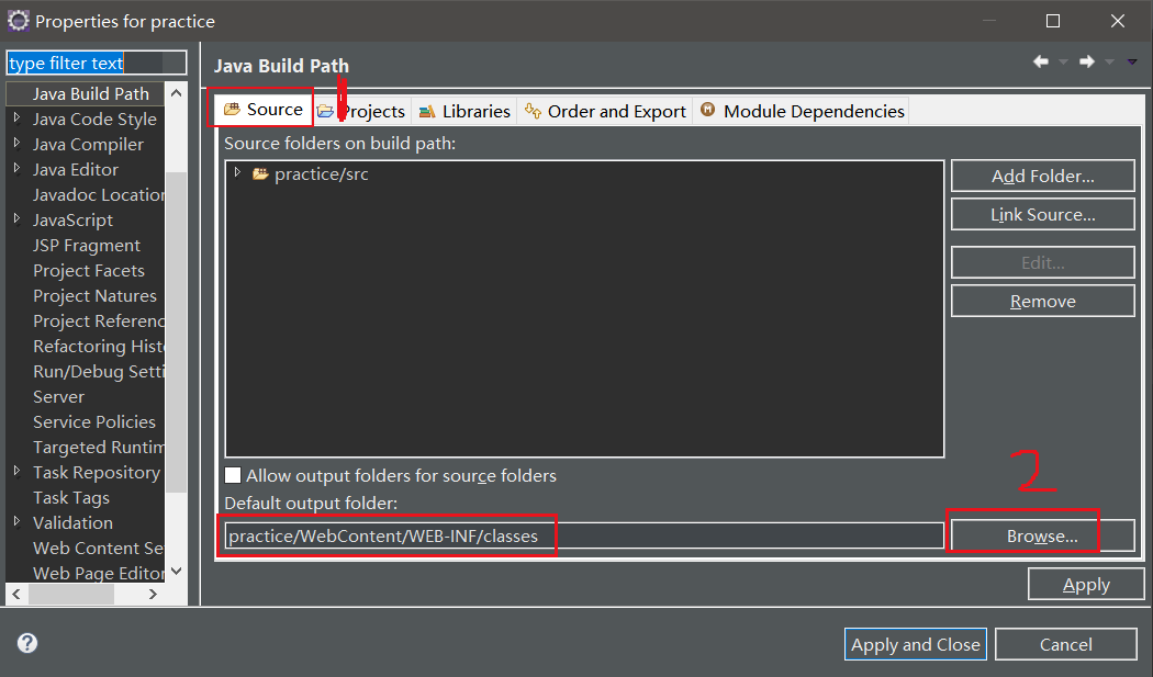 eclipse--将.class文件设置到WEB-INF\classes下_eclipse中web-inf下classes怎么建包-CSDN博客