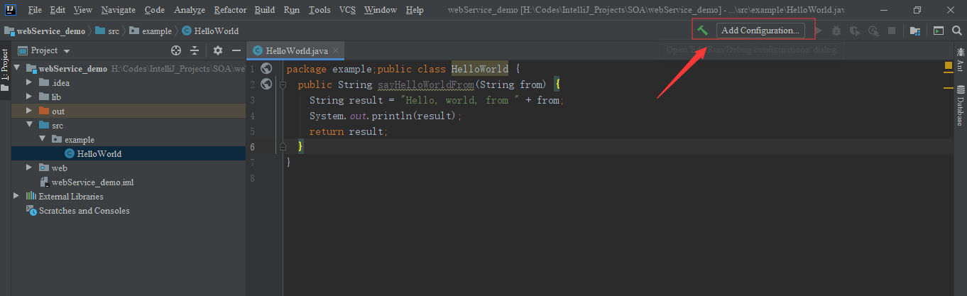 在 Intellij IDEA 中创建并调用 WebService_idea 调用webservice-CSDN博客