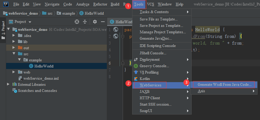 在 Intellij IDEA 中创建并调用 WebService_idea 调用webservice-CSDN博客