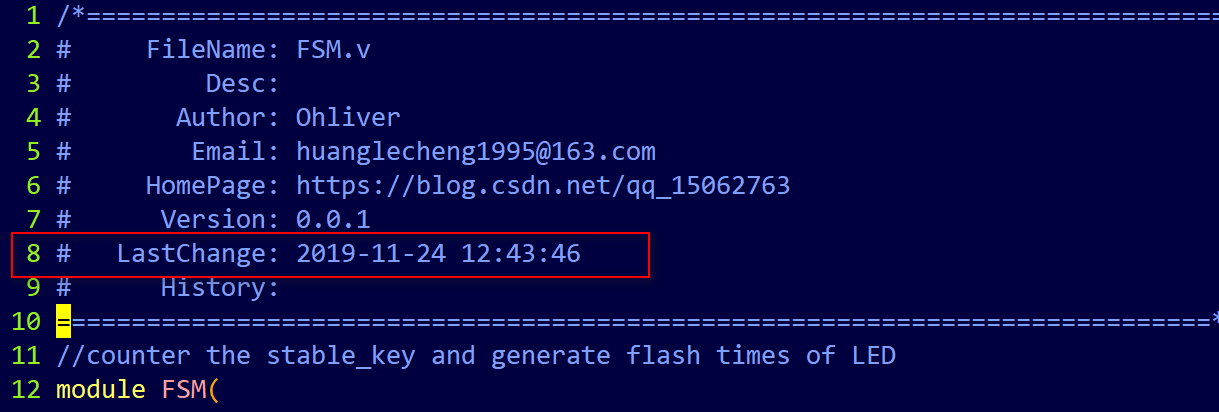 手把手教你vim/Gvim中自动标注作者、时间、注释等信息（2019-11-24亲测可用）_gvim 代码作者日期生成-CSDN博客