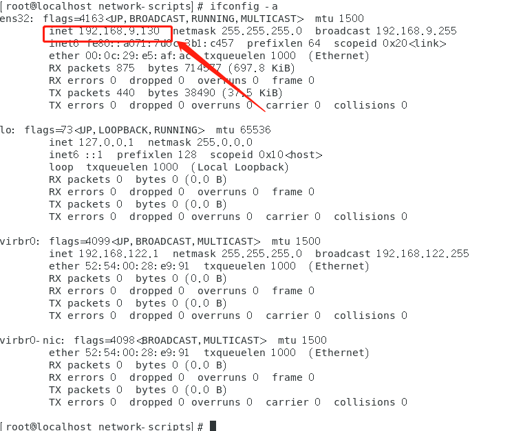 centos7查存不到ip,输入vi /etc/sysconfig/network-scripts/ifcfg-eth0修改，但是后显示是空白_vi网络编辑文件一片空白-CSDN博客