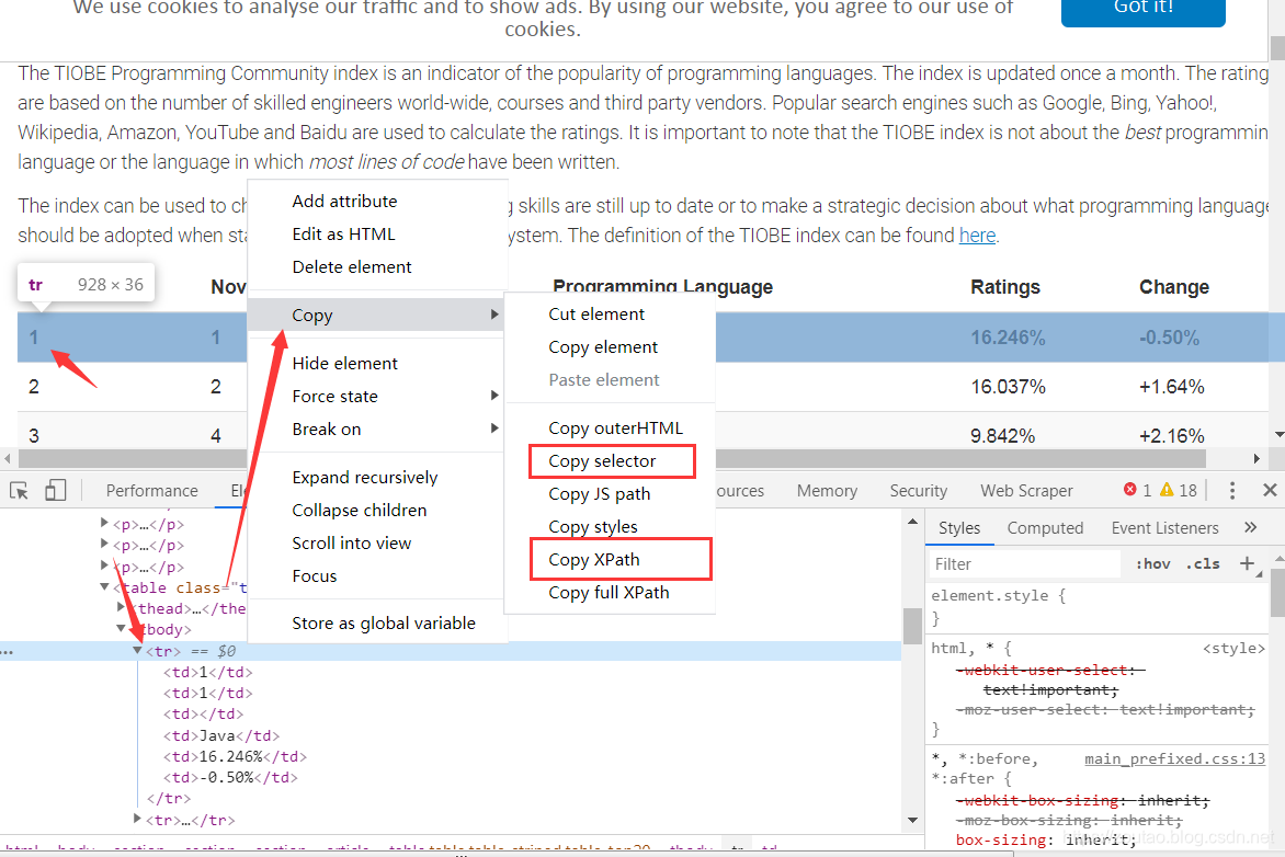 Python3爬虫系列11之xpath和css Selector方式的内容提取介绍python Css Selector Csdn博客