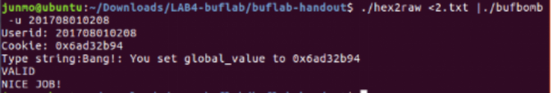 深入理解操作系统实验——buflab(level 2)_buflab、-CSDN博客