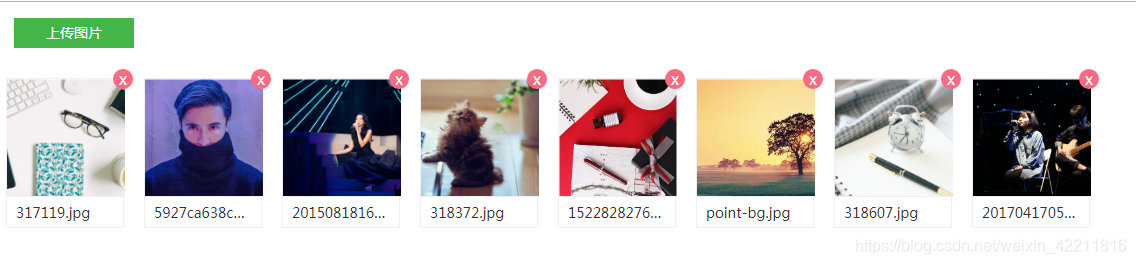 Js Vue实现input File多张图片上传及预览,限制图片数量,对应每个图片文件名,删除图片 Input 图片上传 删除图片 Csdn博客