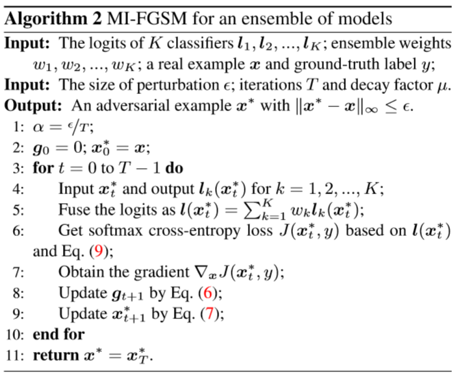 【迁移攻击笔记】动量逻辑集成！MI-FGSM！Boosting Adversarial Attacks with Momentum-CSDN博客