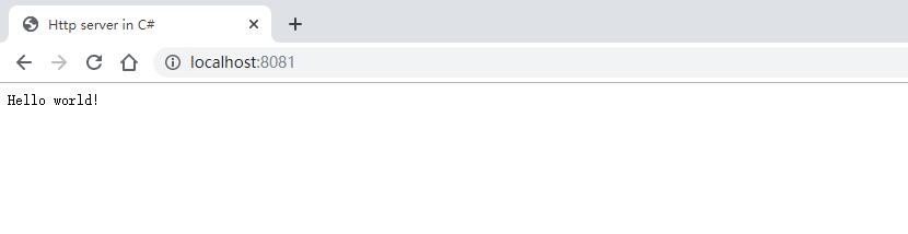 C# .NET 搭建简易 Http server-CSDN博客