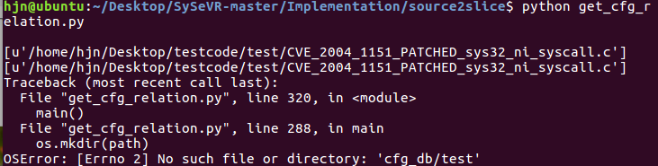 SySeVR-master工程运行——完整版_sysevr训练教程-CSDN博客