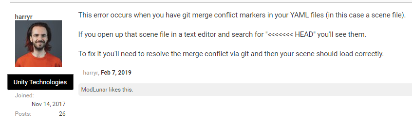 小知识☀️Unity/SVN： seems to have merge conflicts. Please open it in a text editor and fix the merge ...
