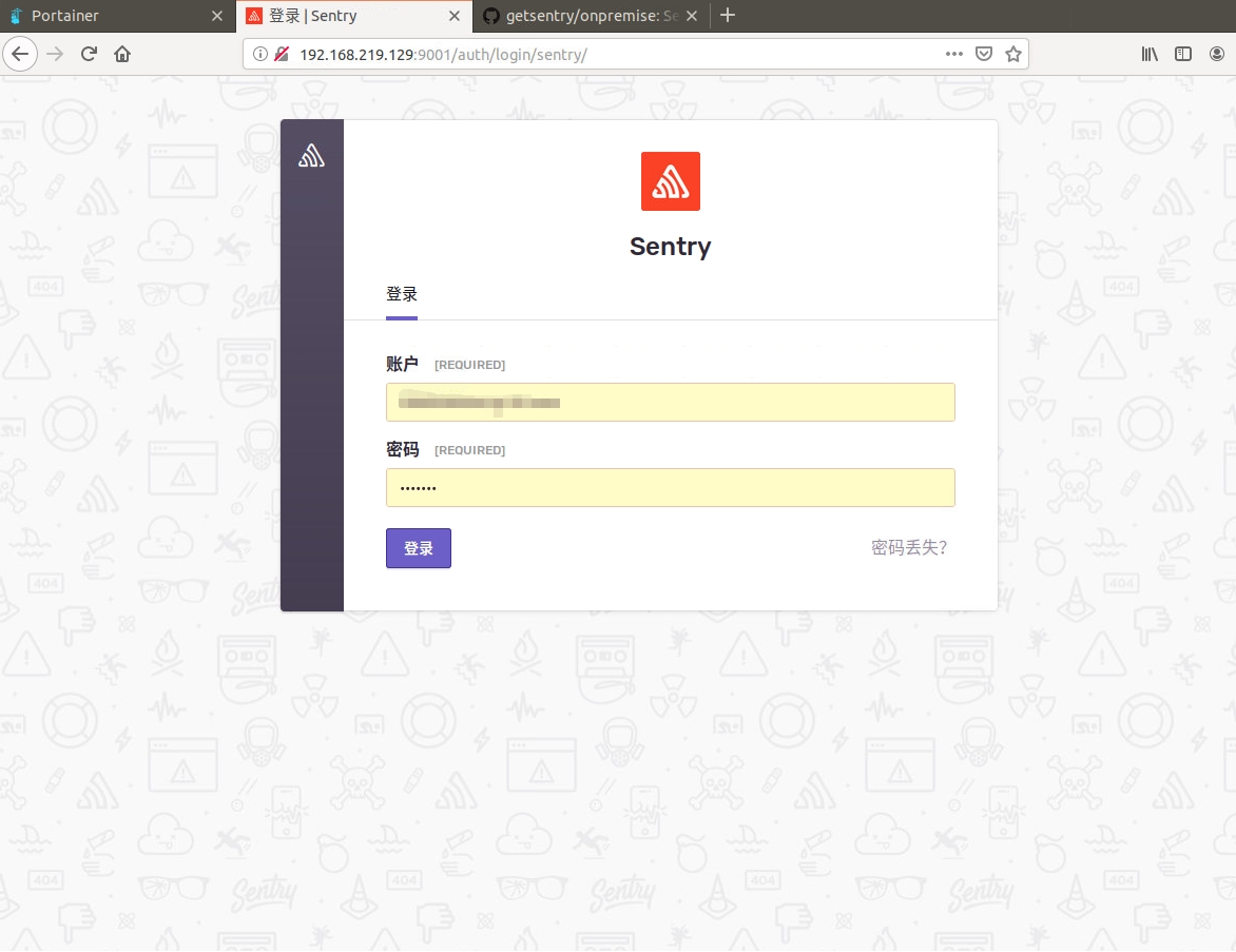sentry入门_sentry默认用户名密码-CSDN博客